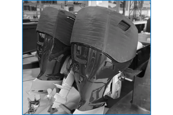 ASL GRP UNVEILS BALLISTIC OUTBOARD COVER BREAKTHROUGH – Power Boat Magazine